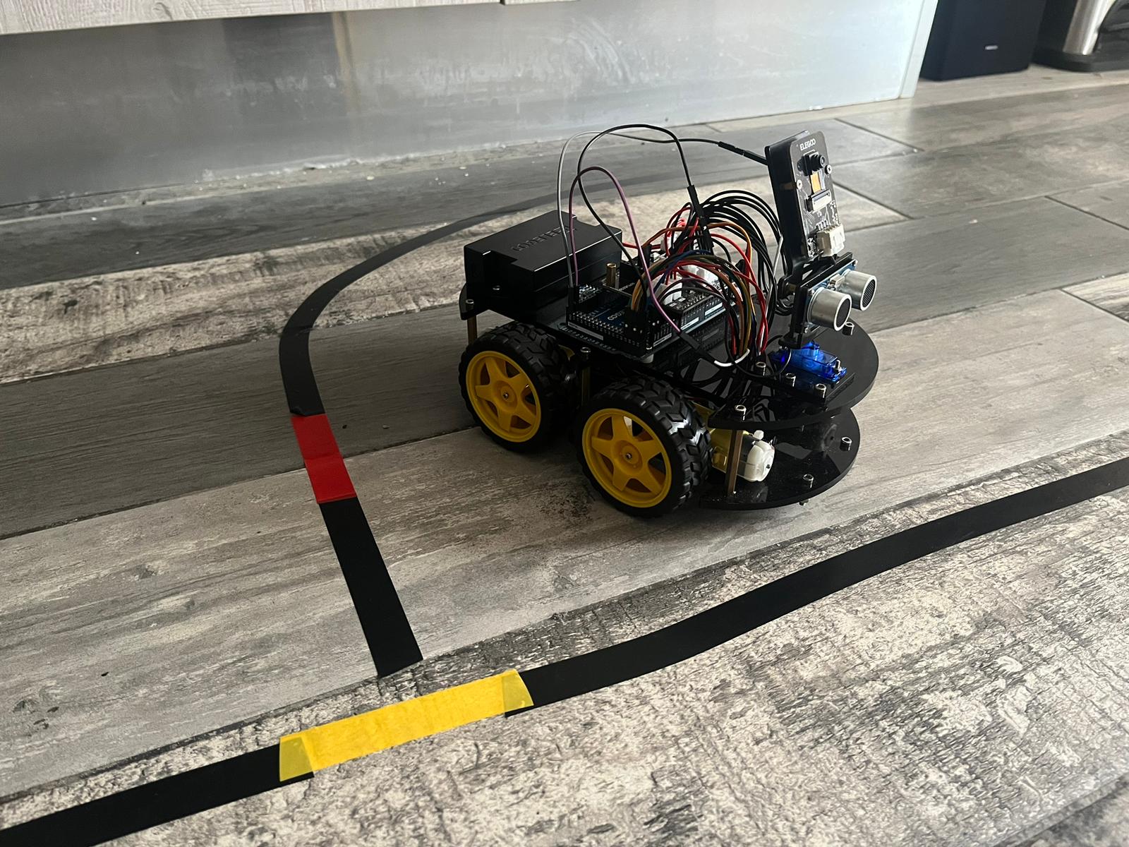 ICT Projects - An autonomous line following robot for delivery within an industrial setting